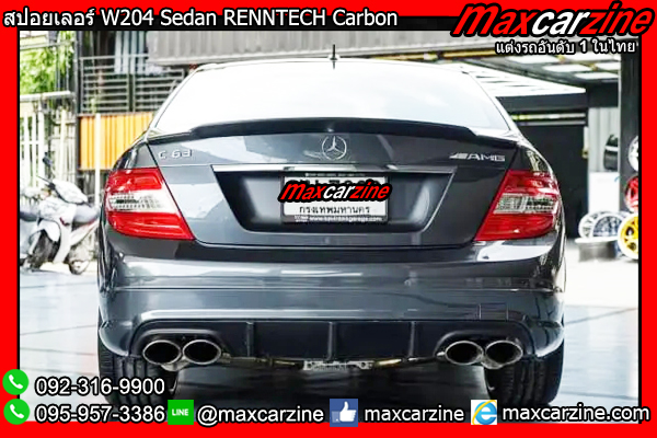 สปอยเลอร์ W204 Sedan RENNTECH Carbon สปอยเลอร์W204